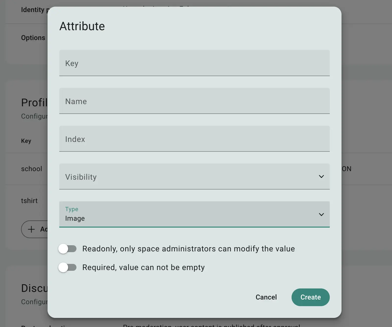 Profile Fields - Eolymp