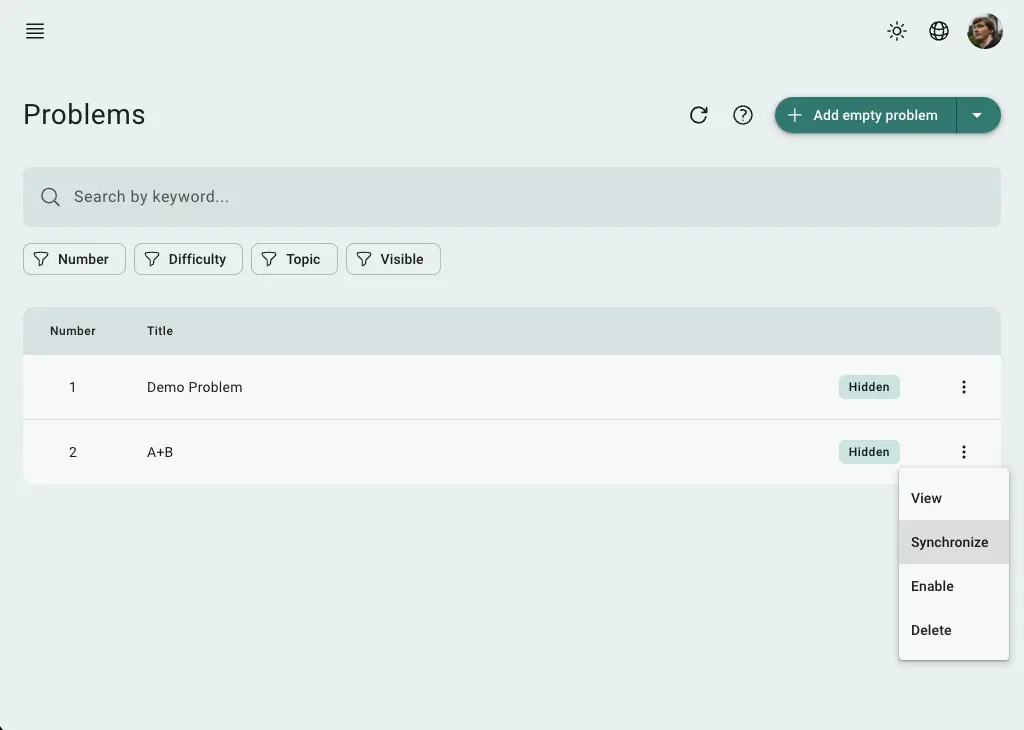 Import Problems from Polygon - Eolymp